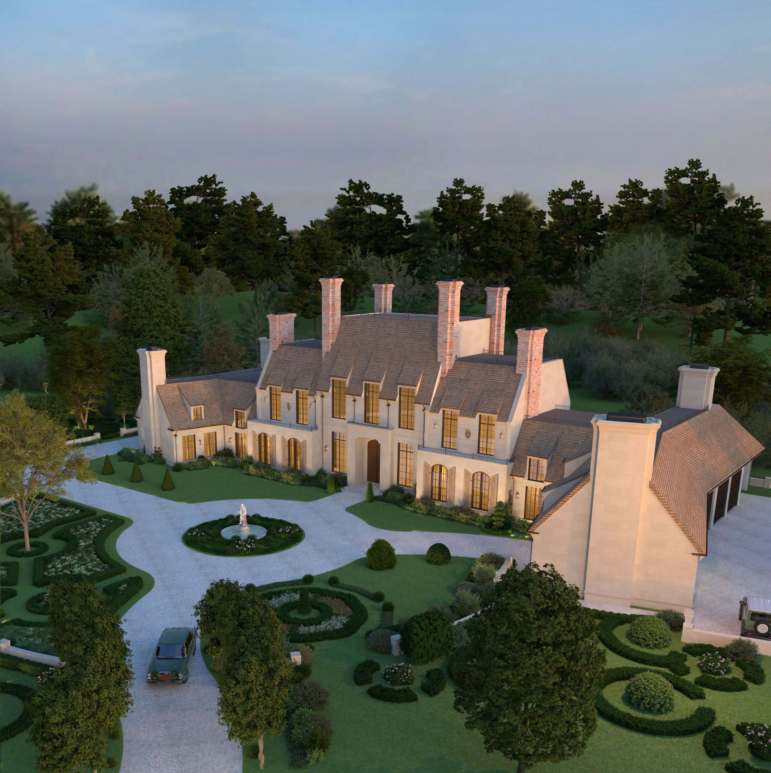 Traditional georgian manor - Sensus Design Studio